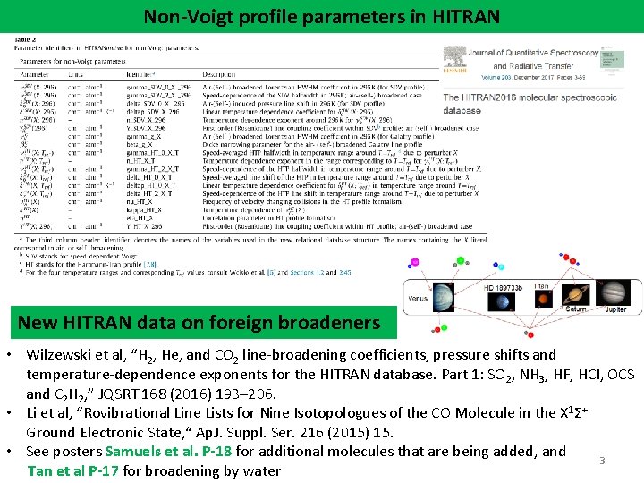 UPDATES AND CURRENT STATUS OF THE HITRAN APPLICATION