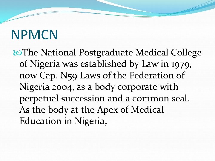 NMA Relationship with States Affiliates and Regulatory bodies