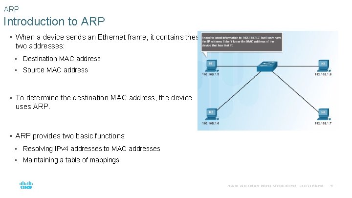 Chapter 5 Ethernet Instructor Materials CCNA Routing and