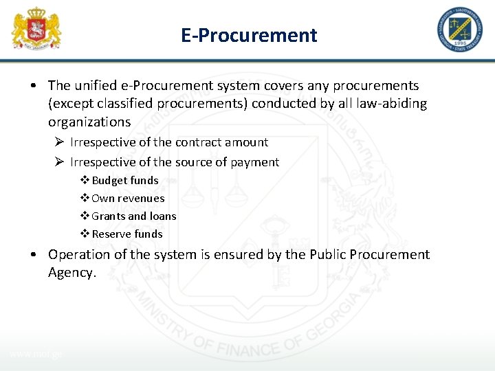 Links Between Public Procurement and Public Finance Management