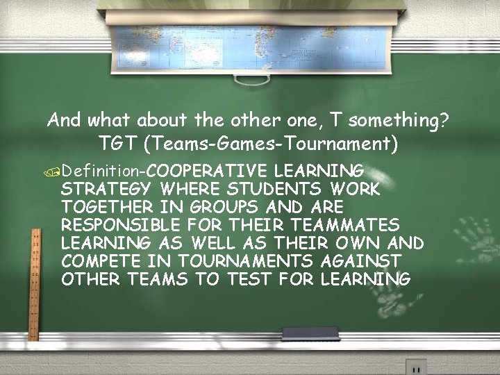 STAD TGT cooperative learning techniques By Team members