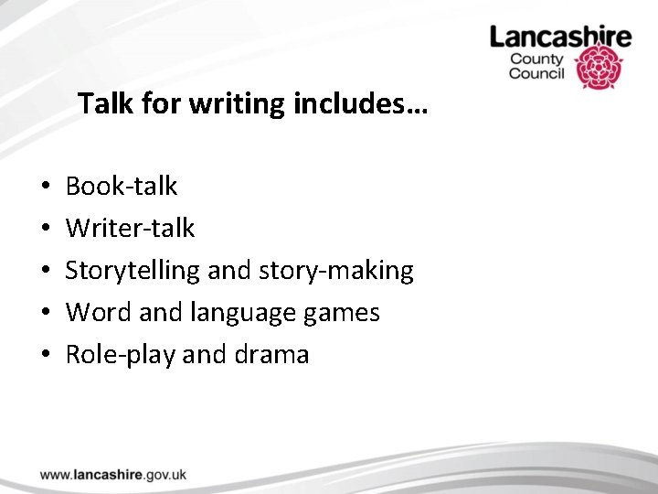 Storytelling and Storymaking Presented by Lancashire Leading Literacy