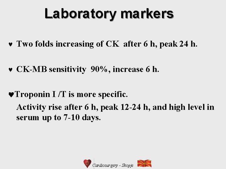 Differential diagnosis and treatment of acute coronary disease