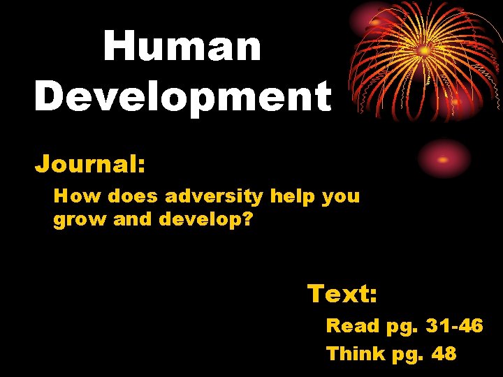 Human Development Journal How does adversity help you