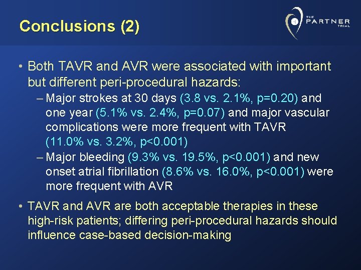 Transcatheter vs Surgical Aortic Valve Replacement in High