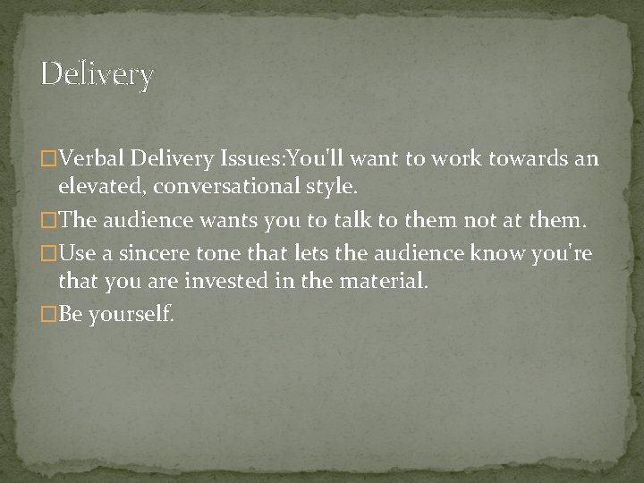 Basic Presentation Outline for a 10 Minute Speech