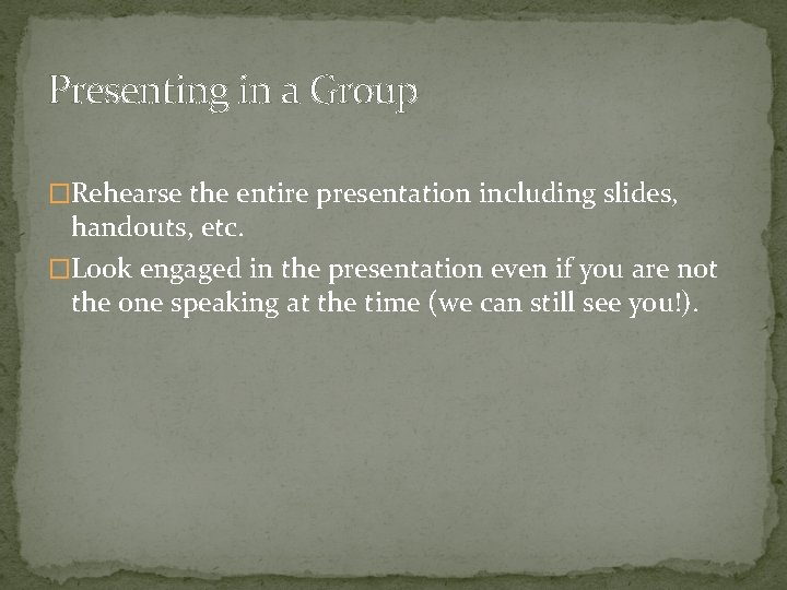 Basic Presentation Outline for a 10 Minute Speech