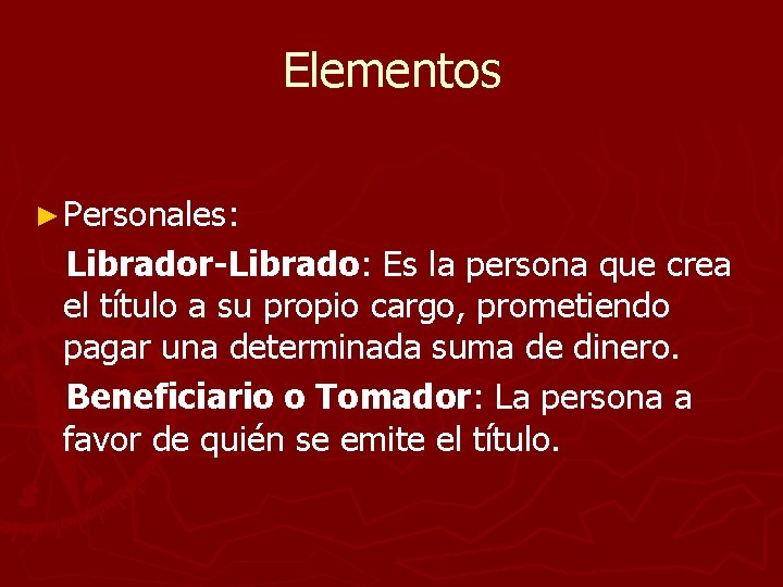 EL PAGARE Concepto Es un ttulo de crdito
