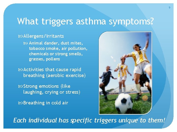 1 Sideline Asthma Basics for Coaches Last updated