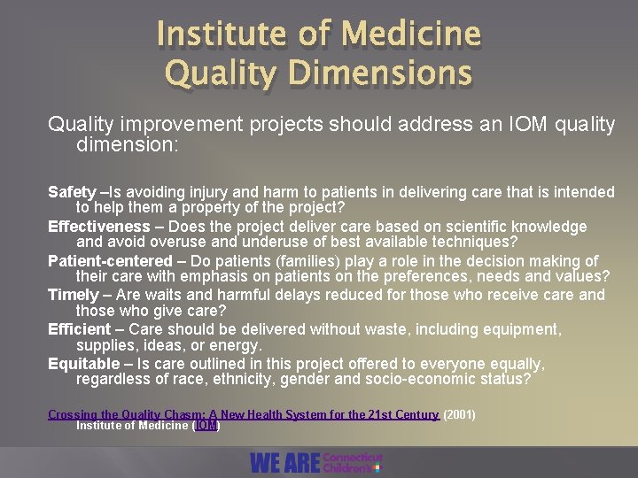 PLANDOSTUDYACT THE MODEL FOR IMPROVEMENT Objectives Overview of