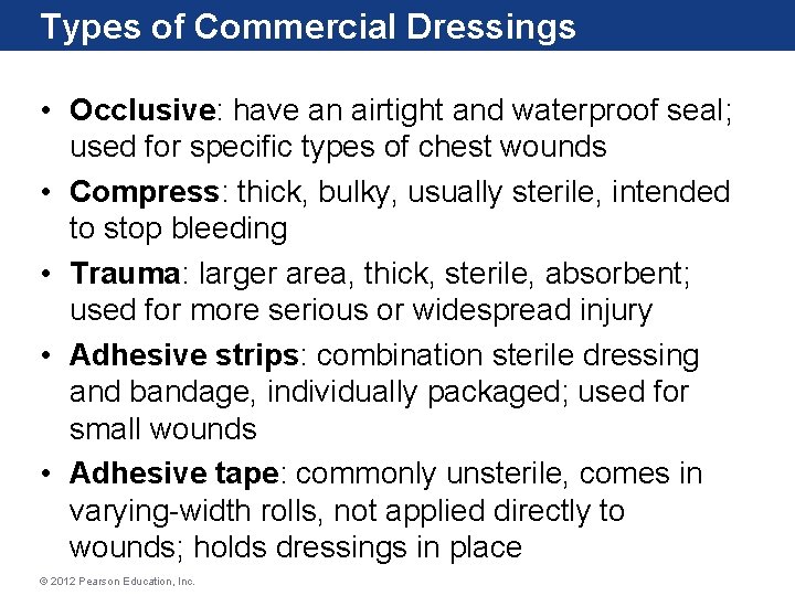 Chapter Lecture Chapter 110 Book Title Edition Dressing
