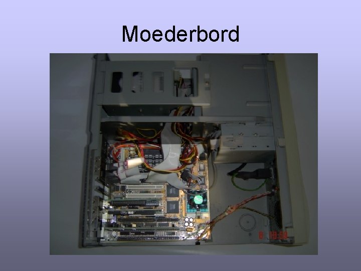 Hardware van een pc Van Hoof Minke Geschiedenis