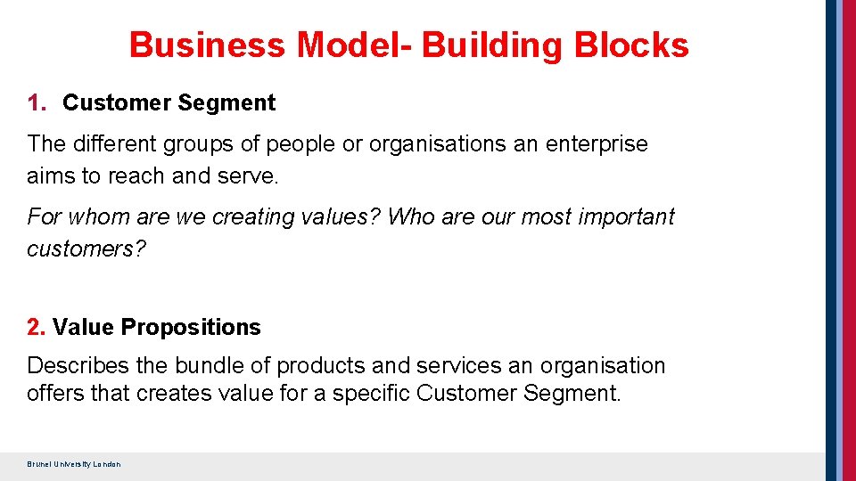 Business Model for Market Exploitation Dr Michael Joseph