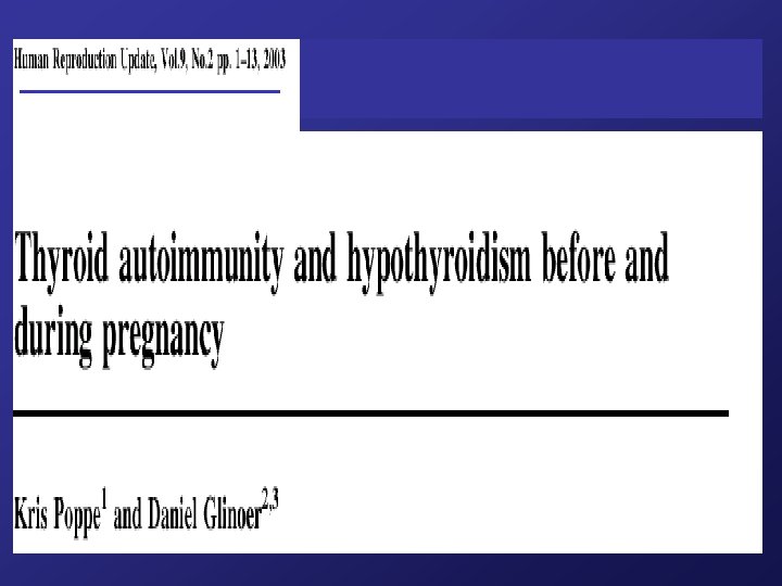 Endocrinologische Gynaecologie Kris Poppe Endocrinologie Peter Platteau ...