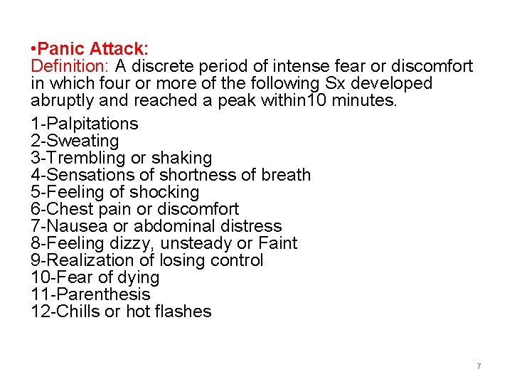 CHAPTER 5 Anxiety and Related Disorders Definition Vague