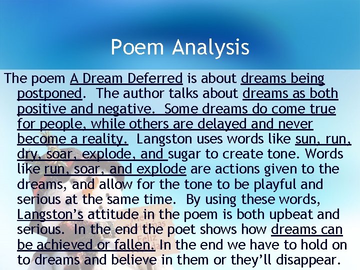 Poetry Project Model English Class Ms Johnson Poem