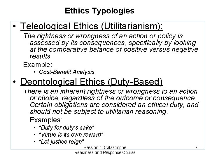 Session 4 Ethics Authors Anna Schwab UNCCH Timothy