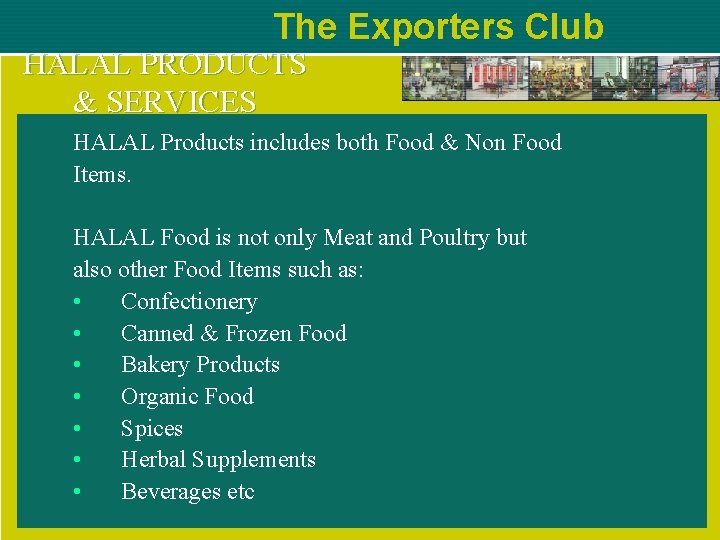 PREVIEW HALAL TRAINING PROGRAMME A Human Capital Development