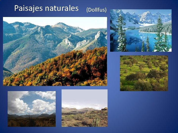 Unidad 4 Los espacios rurales El paisaje rural