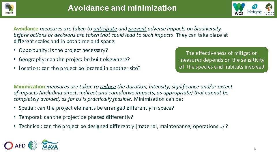 Module 3 Mitigation Hierarchy Training Modules for Applying