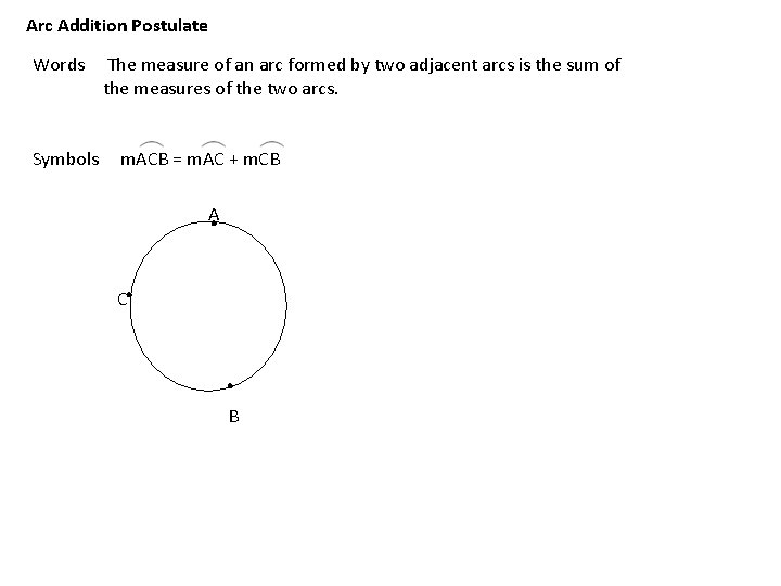 10 2 Find Arc Measures Hubarth Geometry The