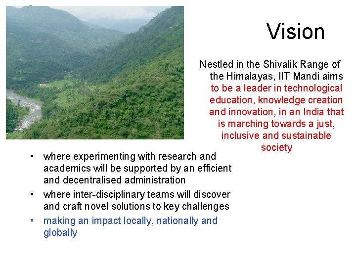 Indian Institute of Technology Mandi Himachal Pradesh India