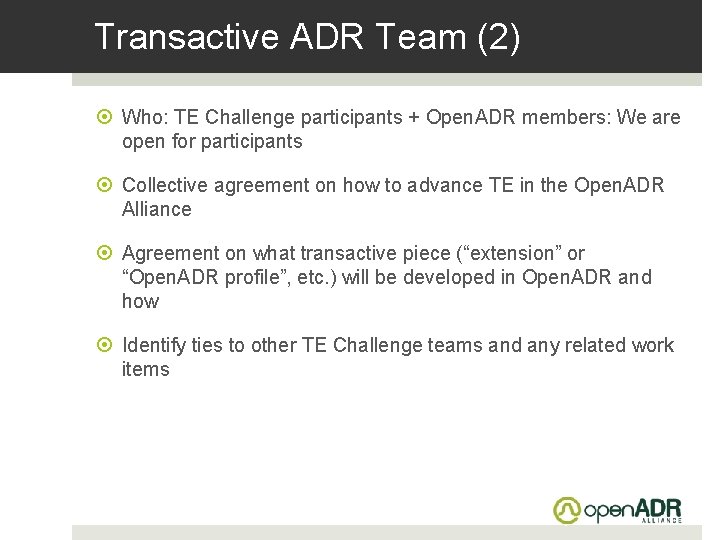 Enabling Standards for Demand Side Management Productizing Transactive