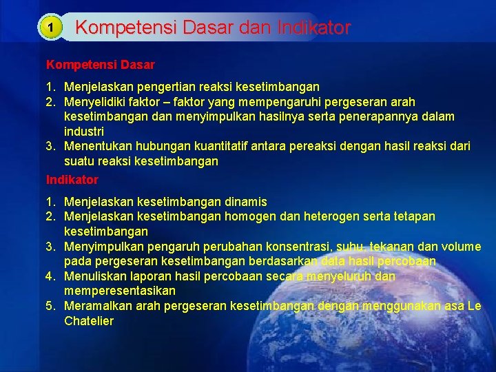 Kesetimbangan Kimia dan Faktor faktor yang Mempengaruhinya SMA