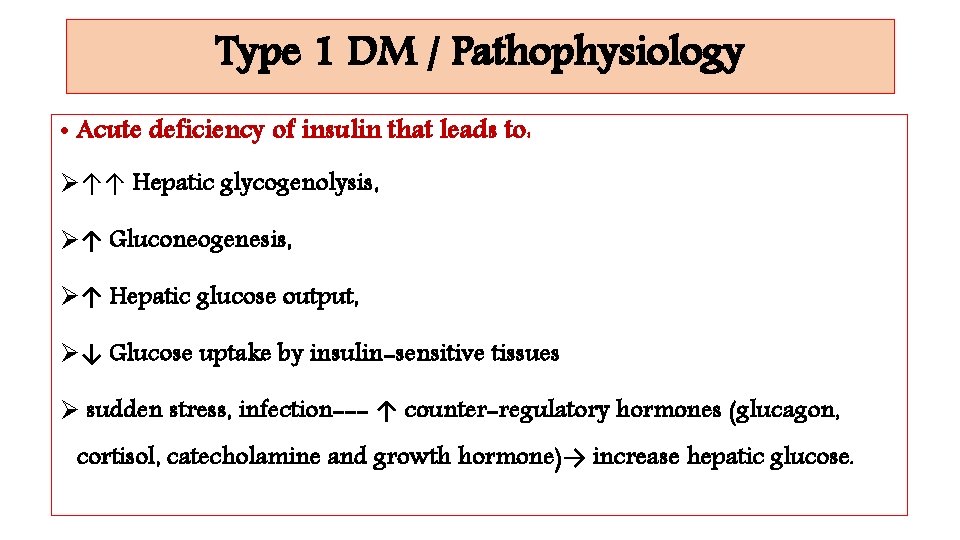 Diabetes Mellitus Chronic condition Endocrine Disorder Impaired insulin