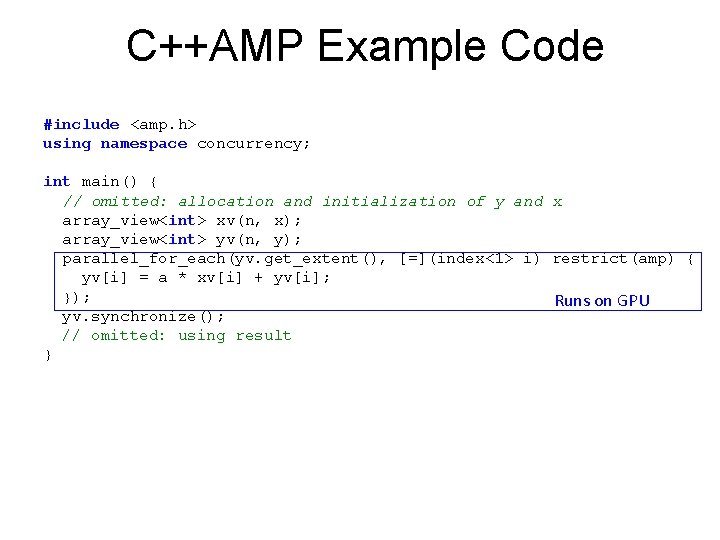 GPU Computing Architecture Hi PEAC Summer School July