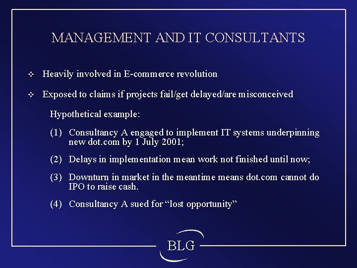 ECOMMERCE RISKS RISK MANAGEMENT IN PROFESSIONAL INDEMNITY KIT