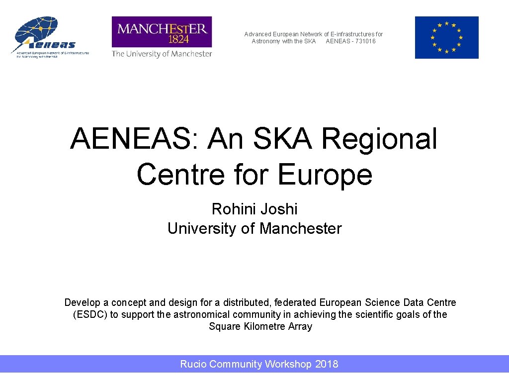 Advanced European Network of Einfrastructures for Astronomy with