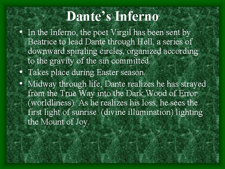 Dante Alighieri La Commedia The Inferno Dantes Background