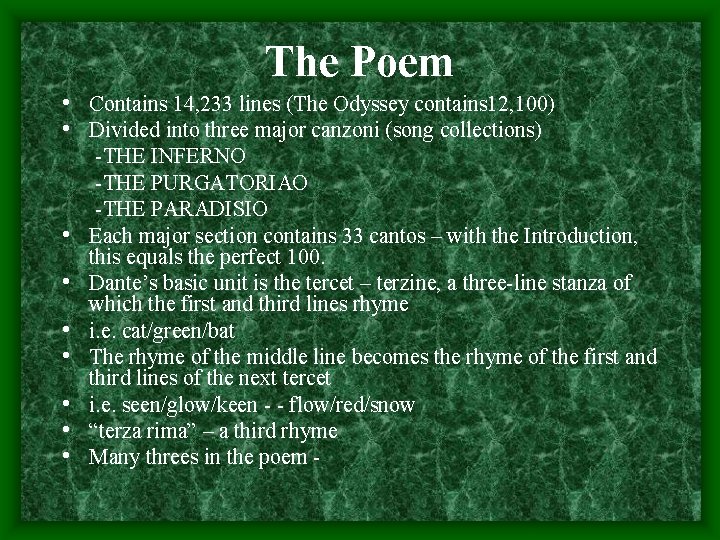 Dante Alighieri La Commedia The Inferno Dantes Background