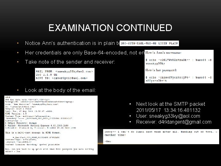 CASE STUDY ANNS RENDEZVOUS Section 3 2 Network