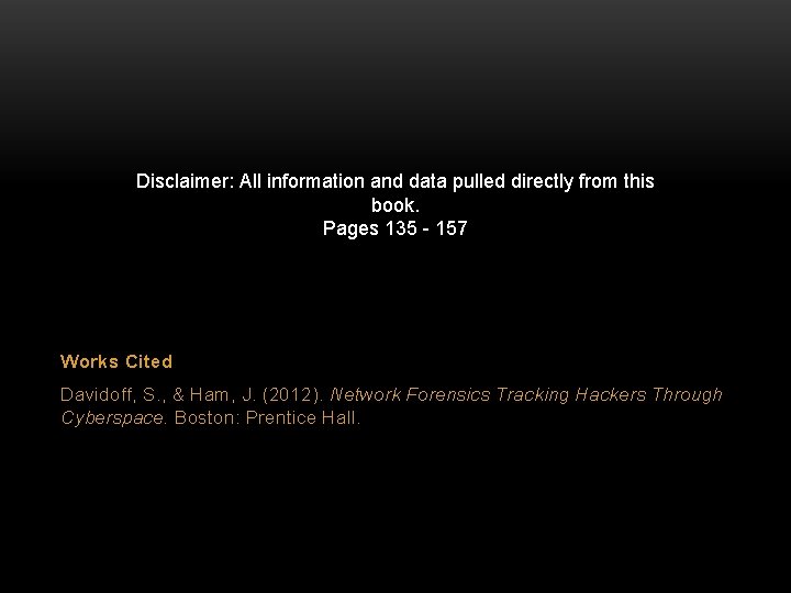 CASE STUDY ANNS RENDEZVOUS Section 3 2 Network