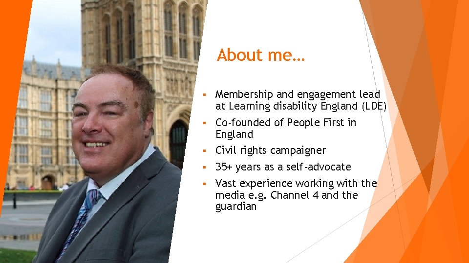The History of UK People First Learning Disability