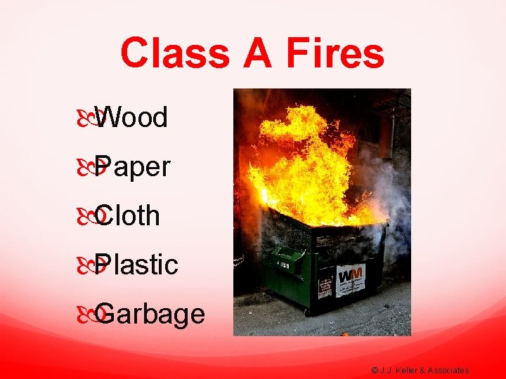 Fire Extinguishers Objectives Learners will pass assessment with