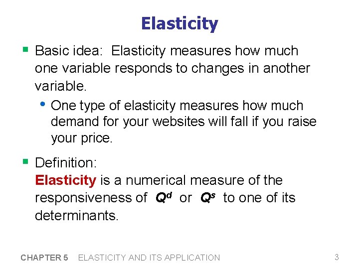 5 Elasticity and its Application PRINCIPLES OF FOURTH