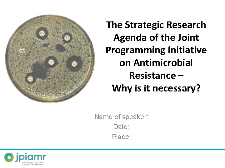 The Strategic Research Agenda of the Joint Programming