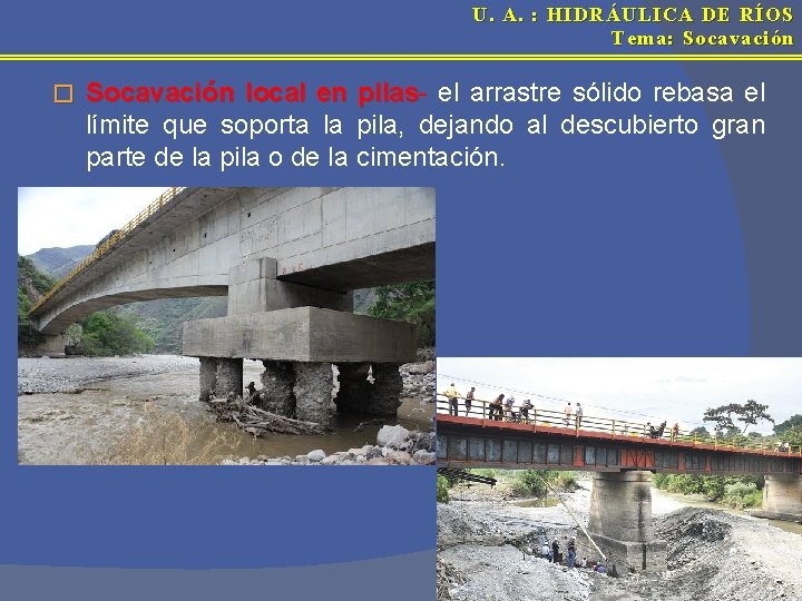 U Unidad A HIDRULICA DE ROS de Aprendizaje