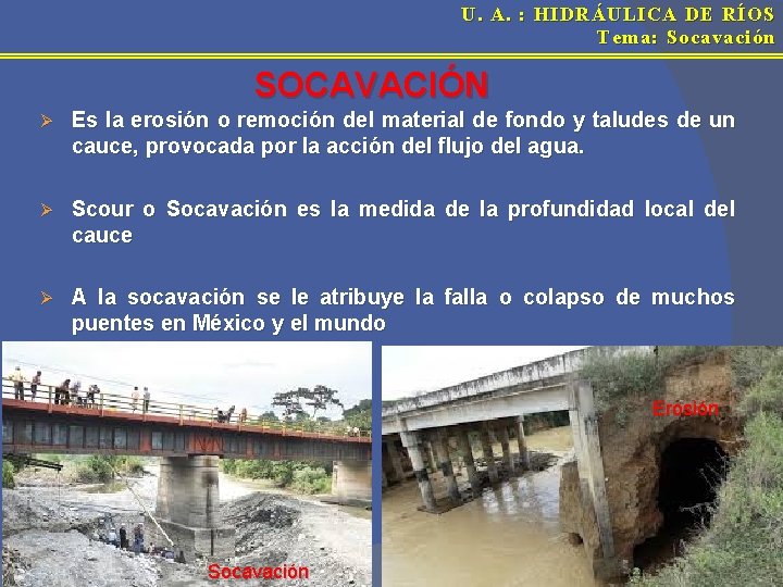 U Unidad A HIDRULICA DE ROS de Aprendizaje