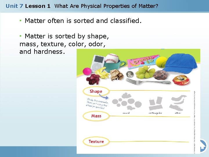 Unit 7 Lesson 1 What Are Physical Properties