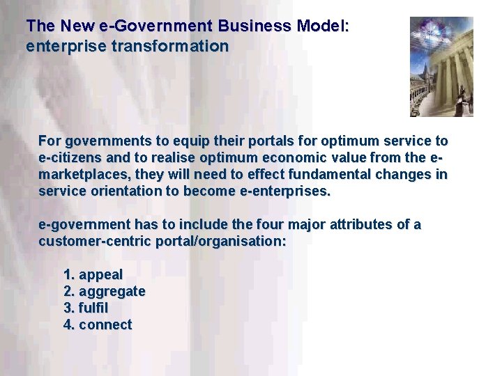 An eGovernment Business Model Management Solutions Public Sector