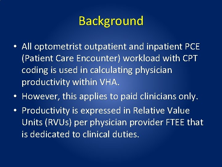 Coding and Billing for Optometrists Relative Value Units