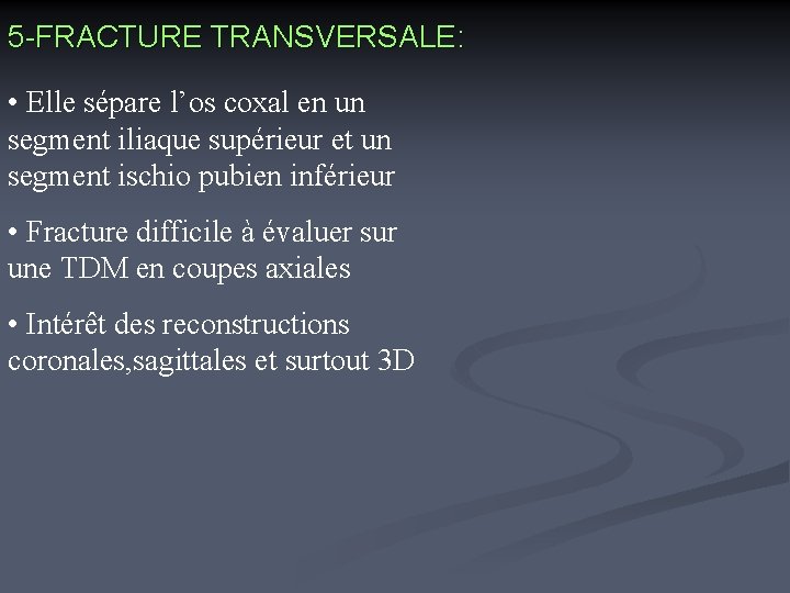 LES FRACTURES DU COTYLE CE QUATTEND LE CHIRURGIEN