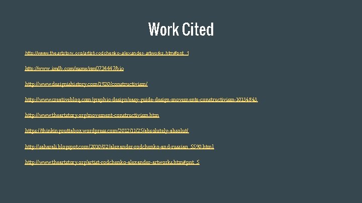 Alexander Rodchenko Constructivism Joseph Anderone Thomas Casterline ...