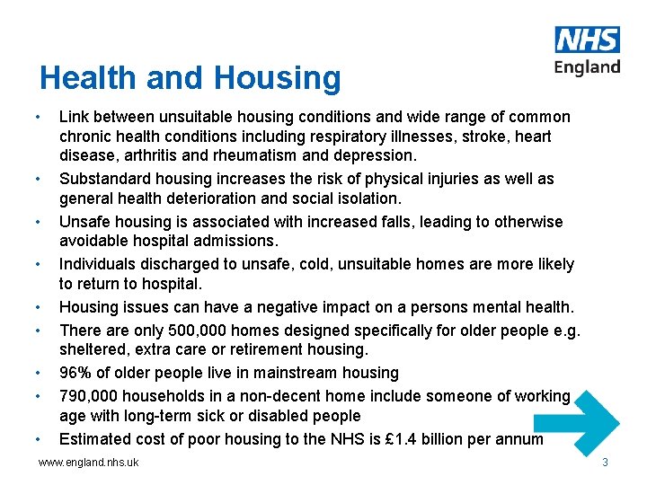 National Outlook on Health and Housing How housing