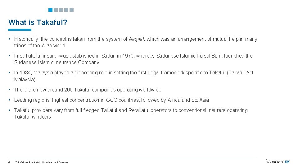 Takaful and Retakaful Principles and Concept A basic