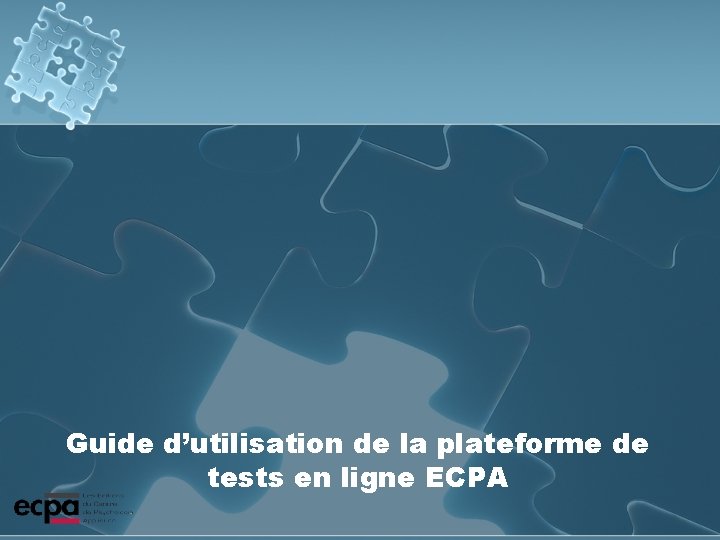Guide dutilisation de la plateforme de tests en